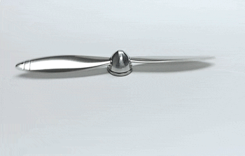 MI-267 SPINNING PROPELLER METAL LETTER OPENER & PAPERWEIGHT – Minya ...